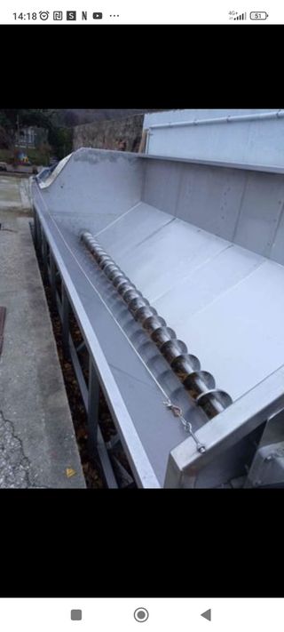 Tramoggia acciaio inox 5,5 mt