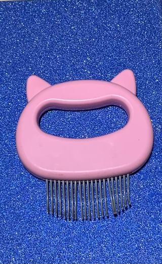Pettine rosa gatto