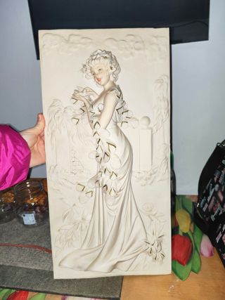 quadro in gesso, decorazione a parete