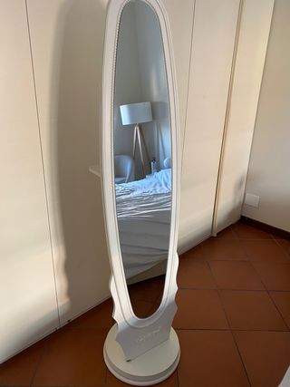 Specchio in legno bianco 