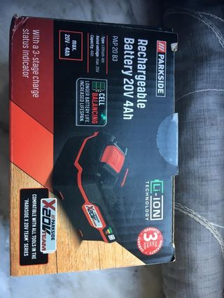 Batteria Parkside 20v 4ah