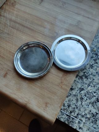 sotto bottiglie silver plated