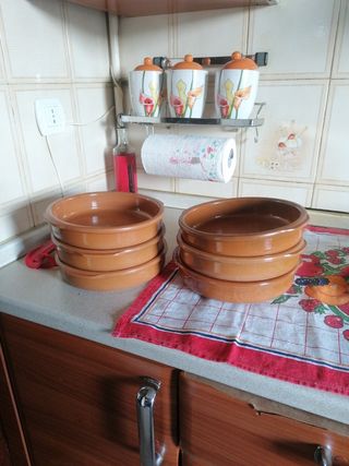 6 ciotole in terracotta 