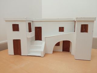 Decorazione Presepe (Casetta con piccola scala)