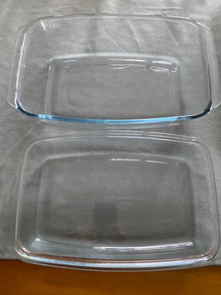 Pirofila rettangolare in vetro Pirex 