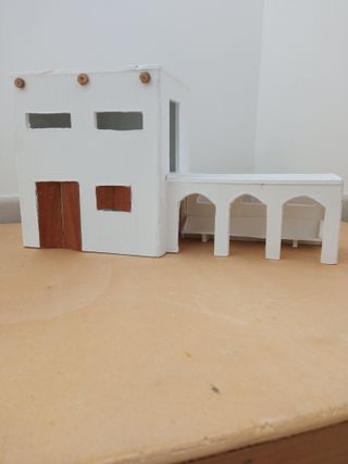 Decorazione Presepe (Casetta con lavatoio)