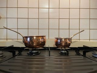 Pentole in rame, vendo anche singole