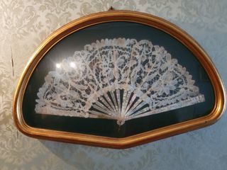 Ventaglio d'epoca ‘800 incorniciato