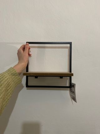 Mensola Casashop legno e metallo