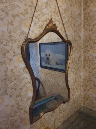 Antiquariato Specchiera in legno dorato inizi '900