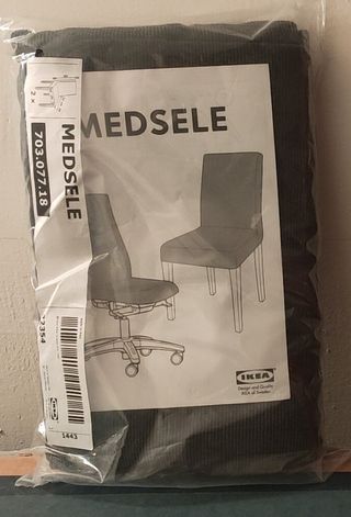 2 FODERE IKEA MEDSELE ELASTICIZZATE GRIGIE
