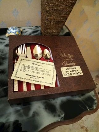 Set posate Luxury 24 karat Gold Plate 