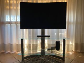 Mobile cristallo porta TV