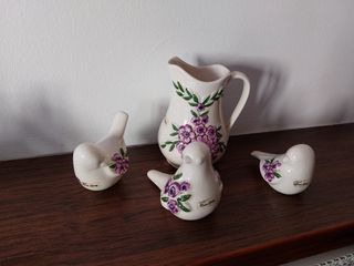 vaso e uccellini ceramiche svedesi