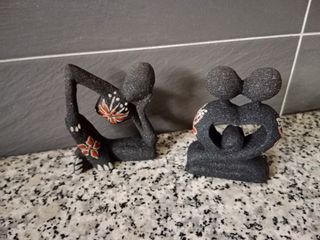 Innamorati e pensante pietra lavica dell'Etna