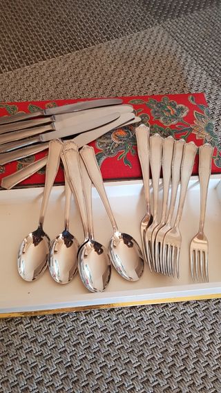 posate da 6 acciaio inox