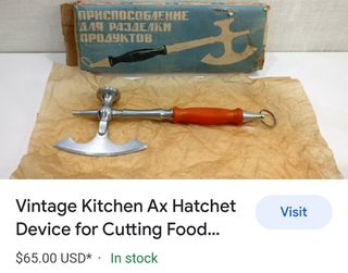 Kitchen Hatchet and pounder