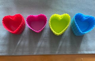 Stampini in silicone a forma di cuore 