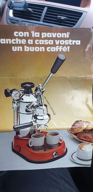 macchina del caffè vintange La Pavoni