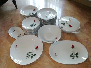 Servizio di piatti da 12 "Rosa"