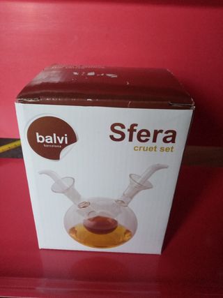 Oliera olio e aceto crisrallo