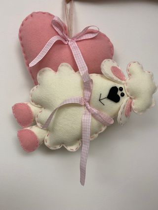 Fiocco nascita in feltro