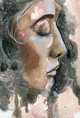 Dipinto originale ad acquarello 