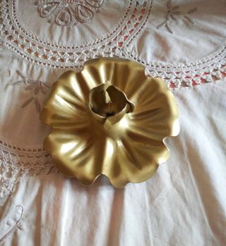 Portacandela colore ORO artigianale