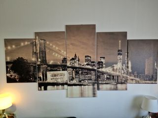 Quadro NEW YORK 200X100 5 PEZZI COMPONIBILE