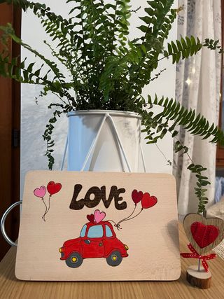 Tagliere decorativo in legno