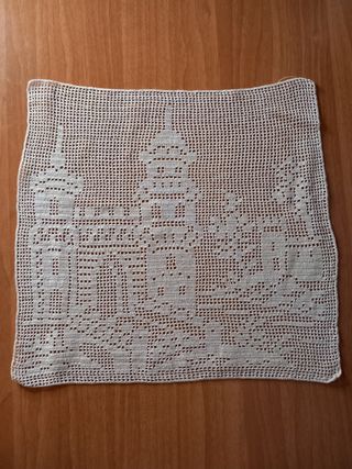 riquadro a uncinetto- filet