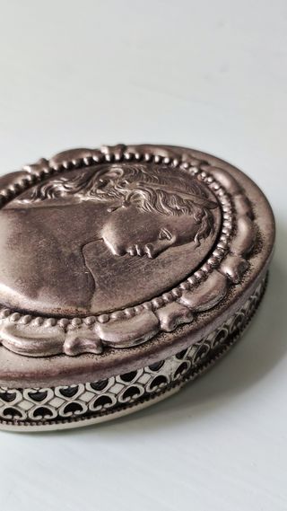 Scatola portagioie volto lady