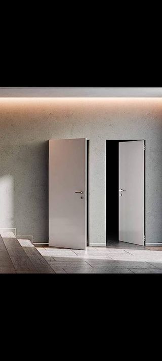 porte reversibili a battente verniciabili