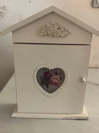 Cassetta porta chiavi shabby