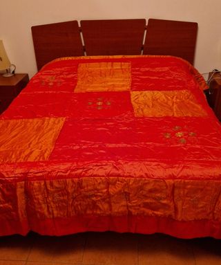 trapunta matrimoniale Blu Argento 