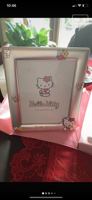 Cornice argento Hello Kitty 