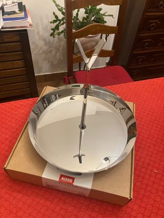 Fruttiera in acciaio di alessi 