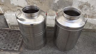 contenitori Fusto Bidone olio inox