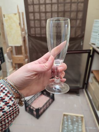 Bicchieri flute in vetro 