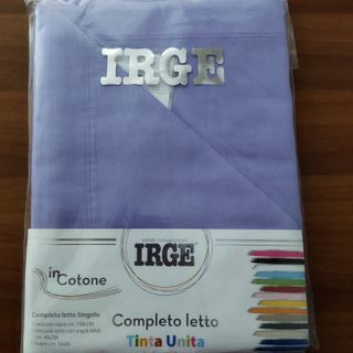 Set Lenzuola Completo Letto Singolo Cotone Irge