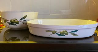2 Terracotte con pittogramma olio Dante