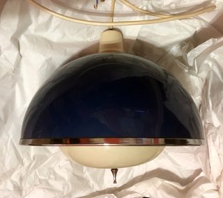 Lampadario - lampada da soffitto vintage blu