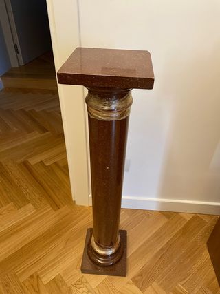 Colonna marmo rosso 
