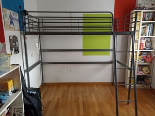 COPPIA LETTI SOPPALCO IN METALLO RITIRO IN LOCO