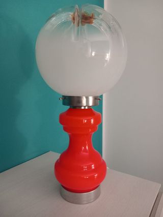 lampada da tavolo murano in stile Mazzega 