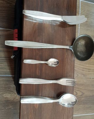 set posate argento 1000