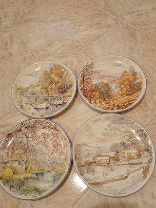 piatti da appendere 4 stagioni