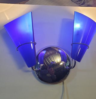 Applique doppia Vetro cobalto