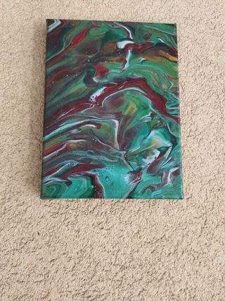 quadro in tela con acrilici