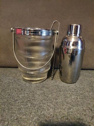 Set cocktail, porta giaccio 